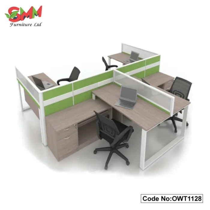 Office Work Station Table Price In Bangladesh | OWT1128 - SMM Furniture Ltd