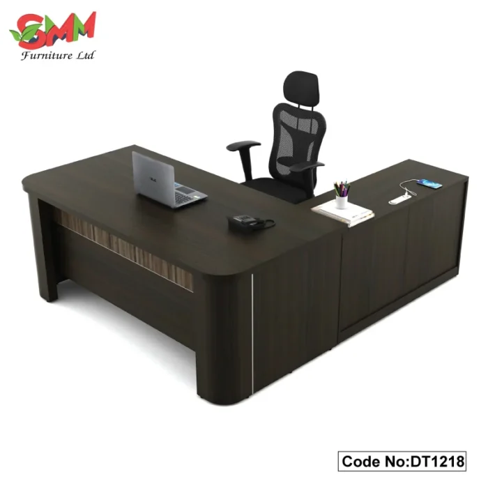Elegant Office Director Table with Drawers | DT1218 - SMM Furniture Ltd